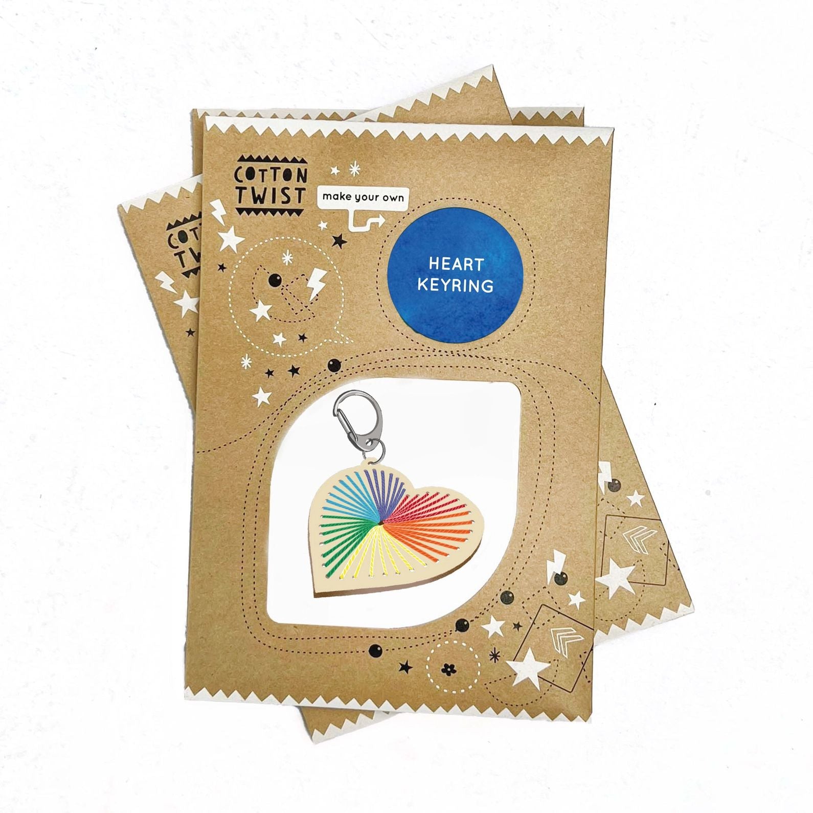 Cotton Twist: Make Your Own Heart Keyring Craft Kit – Little Terras
